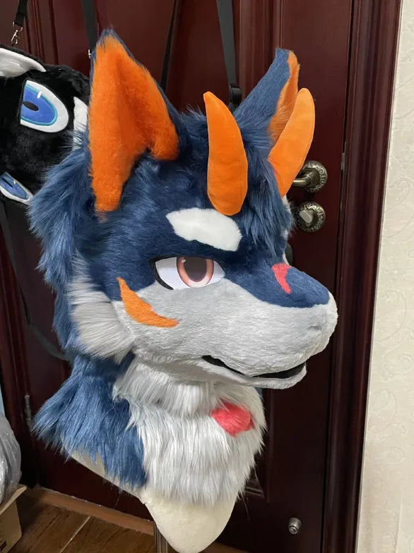 Cool Scar Dragon Toony Fursuit Head | Fierce Toony - Fuwafursuit ...